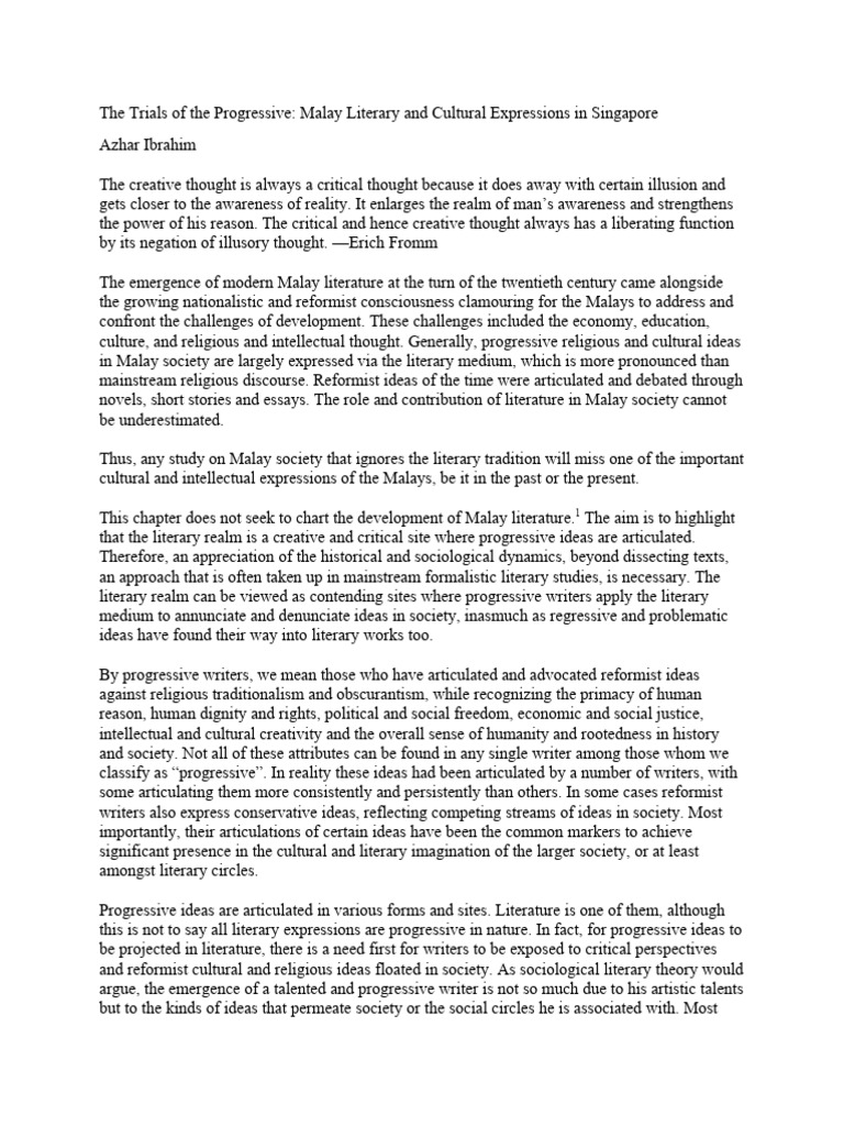 Azhar Ibrahim PHD | PDF | Thought | Idea