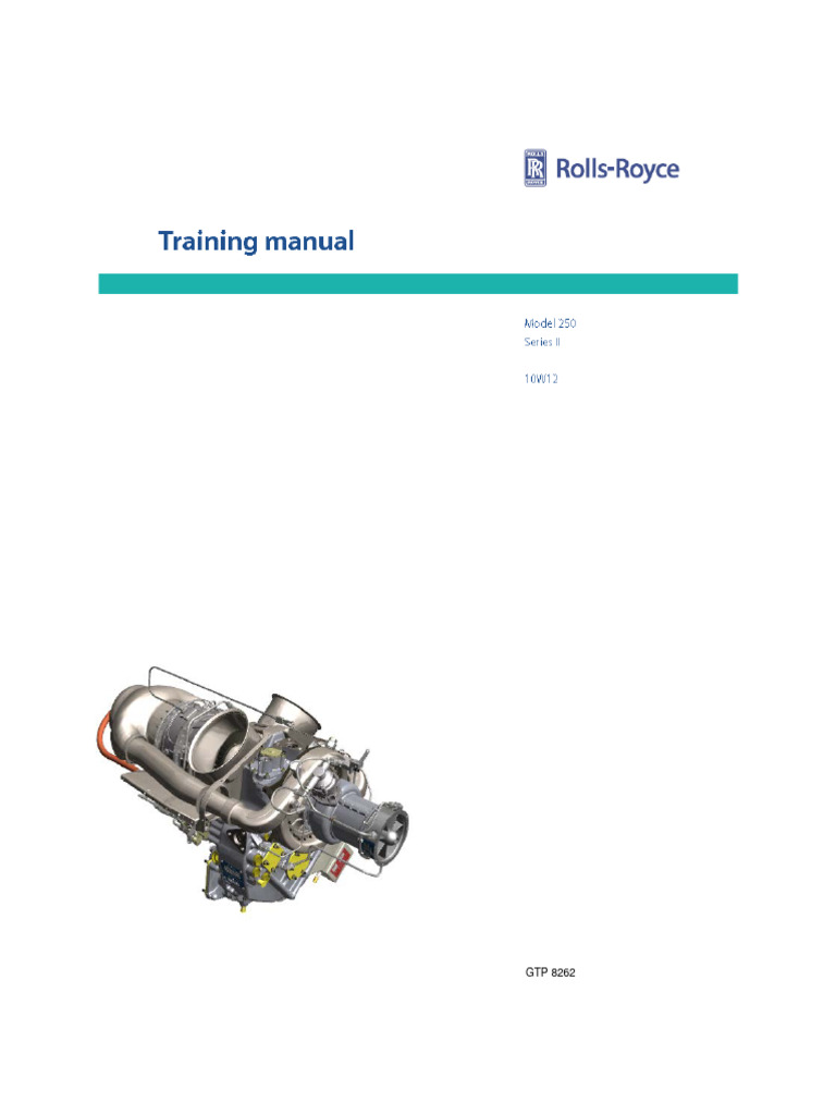 Training Manual - 10W12 M250 SII-Desbloqueado | PDF | Gas Turbine | Turbine