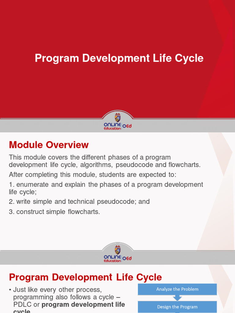 Program Development Life Cycle PRESENTATION | PDF