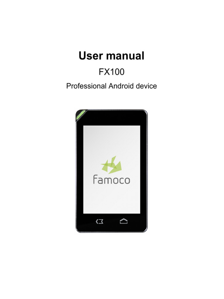 User Manual FX100 - EN - Sept18 | PDF | Battery Charger | Usb