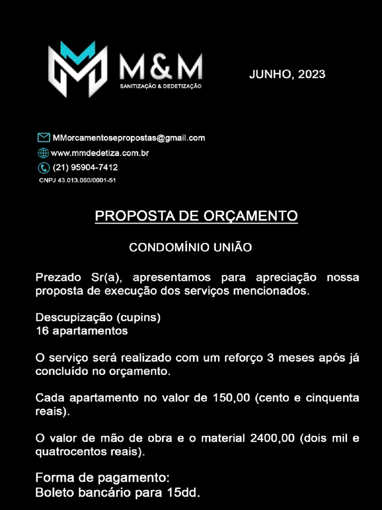 Proposta Corrigida | PDF