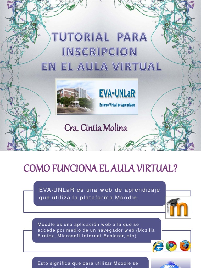 Tutorial Aula Virtual | PDF | Correo electrónico | Moodle