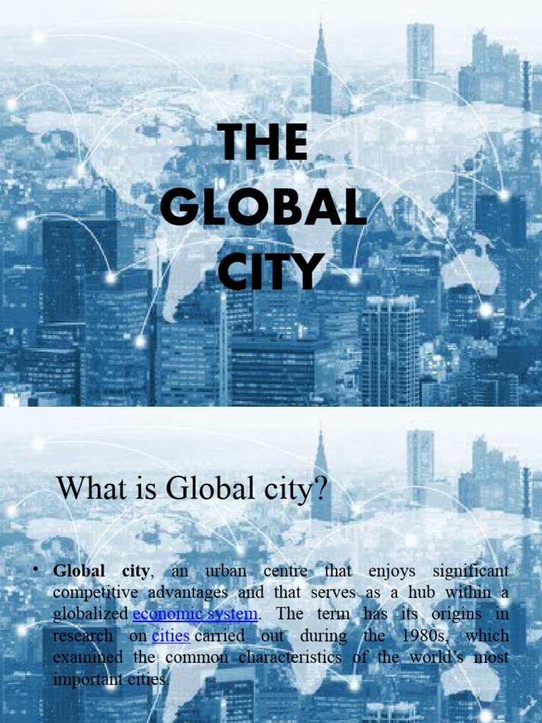The Global City | PDF