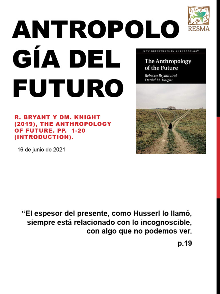 Antrop Del Futuro - Bryant y Knight | PDF
