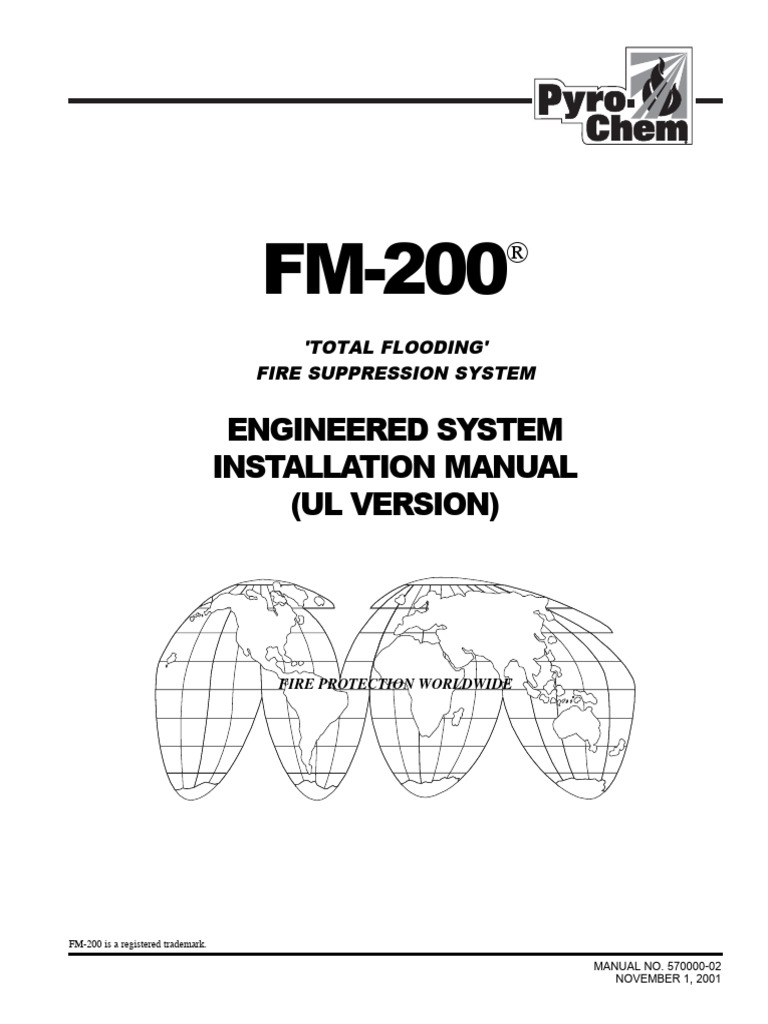 Pyro-Chem FM-200 | PDF | Leak | Valve