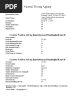 Module 1 A (NITTT Previous Year Questions) | PDF | Career & Growth