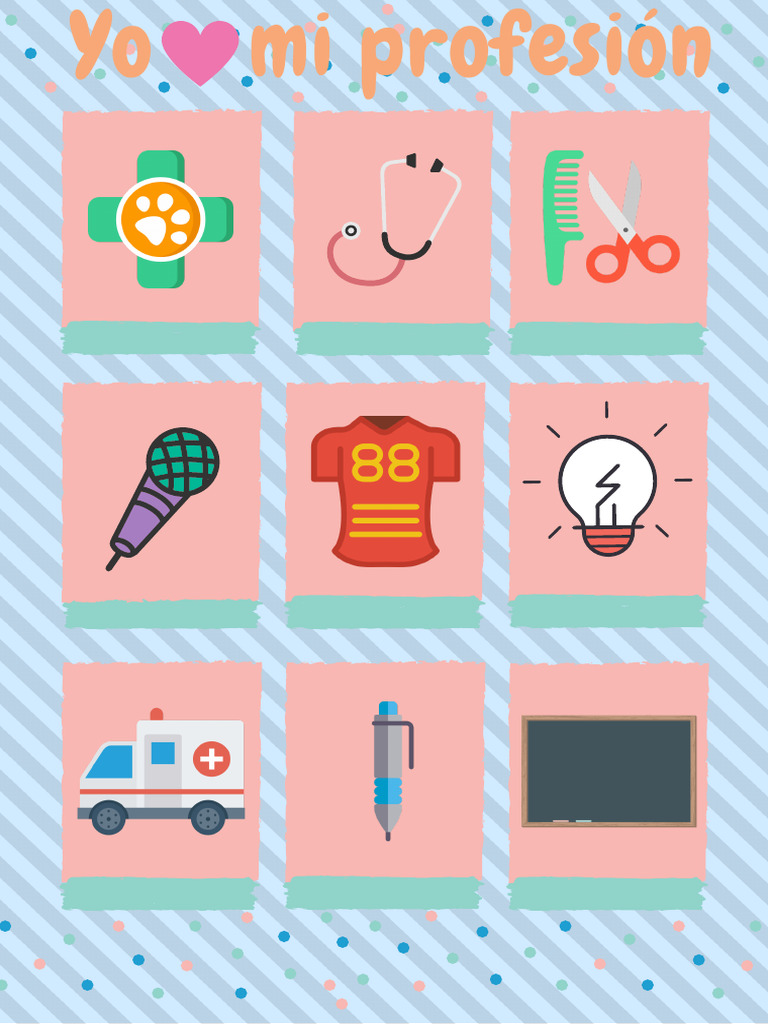 Actividad de Profesiones para Niños A1 | PDF