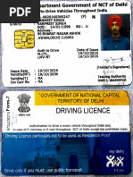 Driving License | PDF
