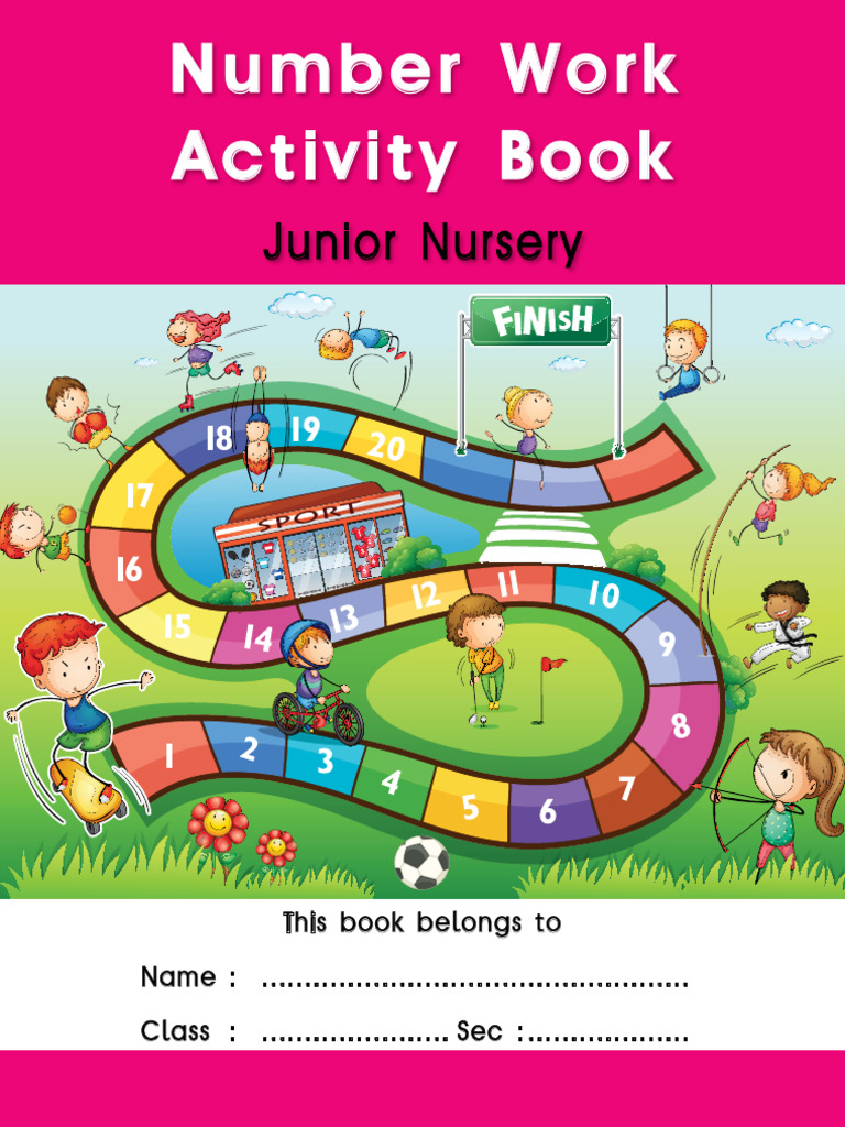 LKG Numbering Work Activity Book Final | PDF