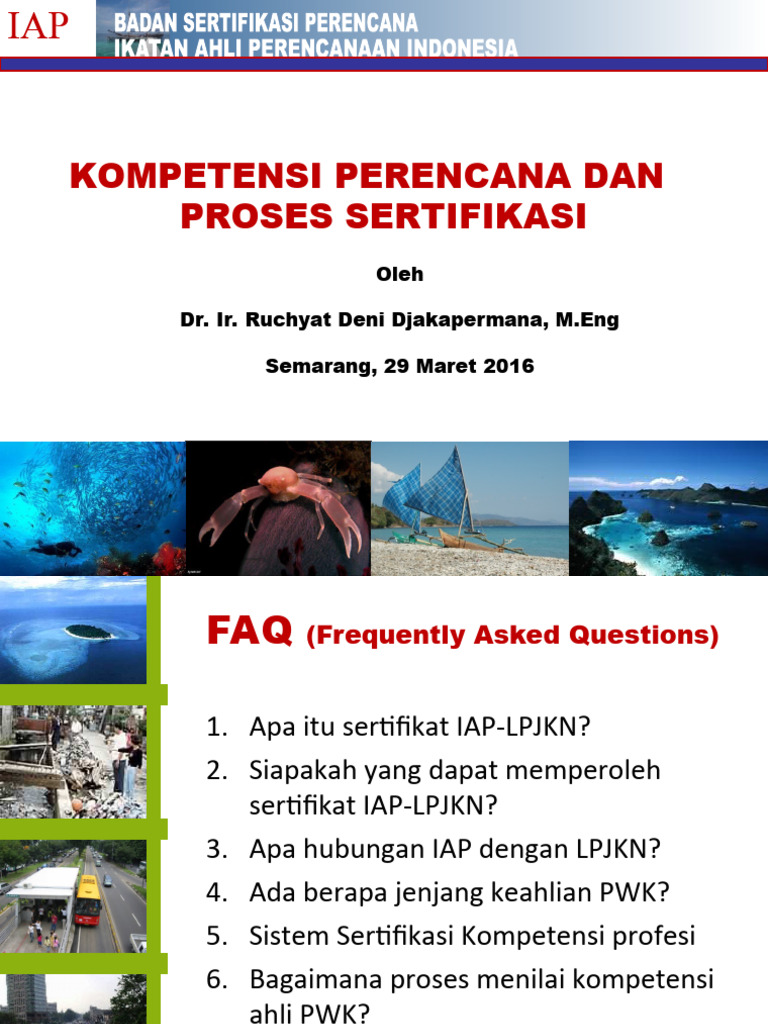 Sertifikasi IAP untuk Perencana Indonesia | PDF | Seni