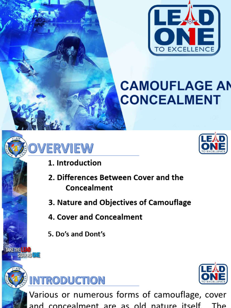 Cover vs. Concealment Explained | PDF | Camouflage | Sniper