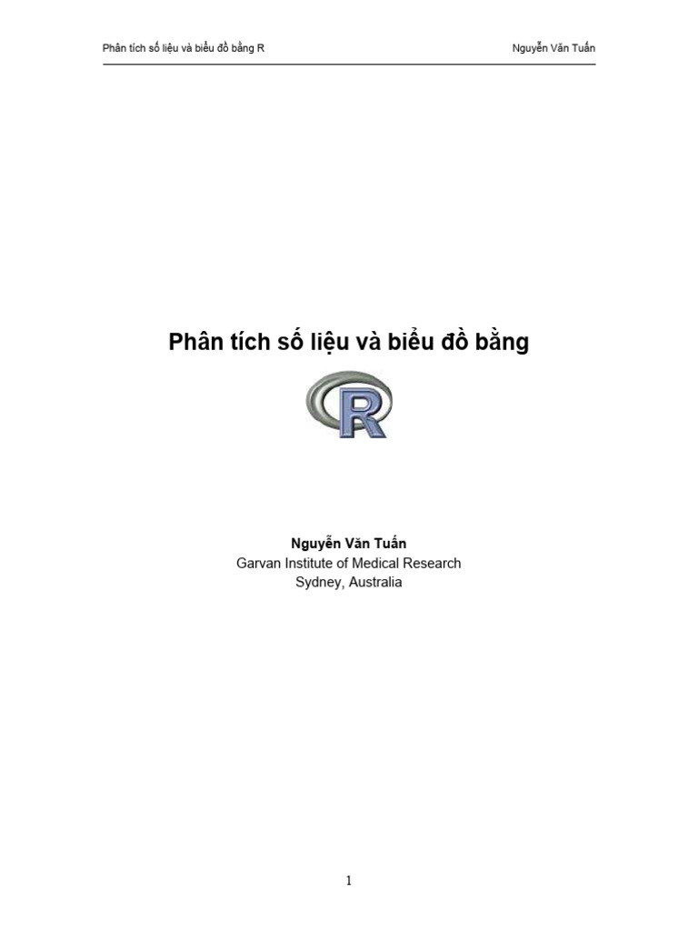 Phan Tich So Lieu Va Bieu Do Bang R | PDF