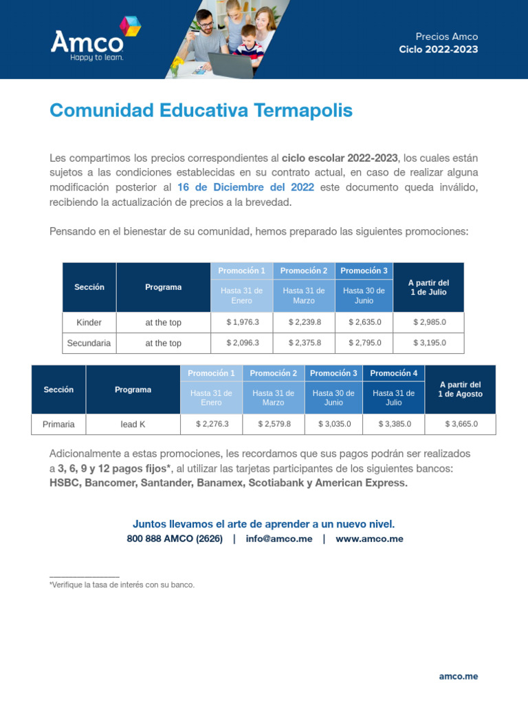 3366 Material Inglés AMCO | PDF