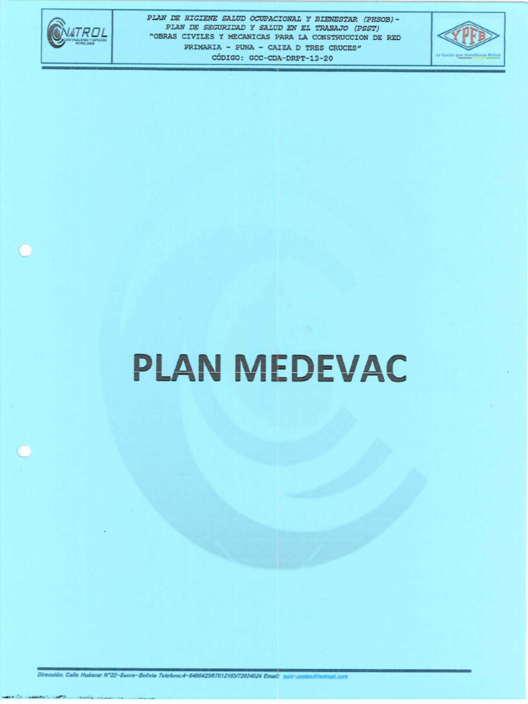 Plan Medevac | PDF
