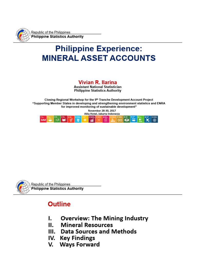 204 Mineral Accounts - Philippines | PDF | Mining | Statistics