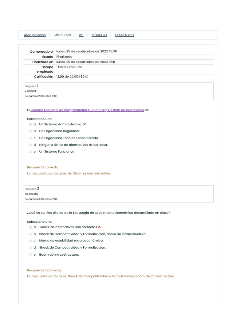 Examen 01 Invierte | PDF