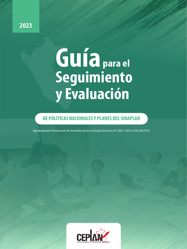 CEPLAN - Guia de Seguimiento y Evaluacion 18082023 | PDF