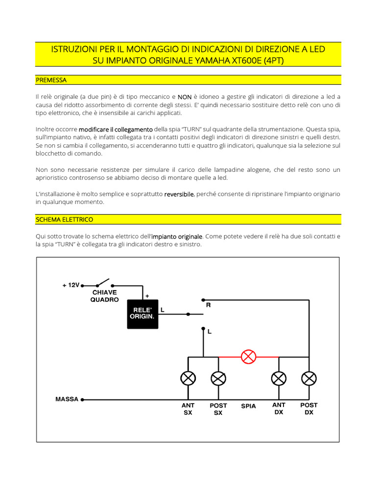 MONTAGGIO FRECCE A LED | PDF