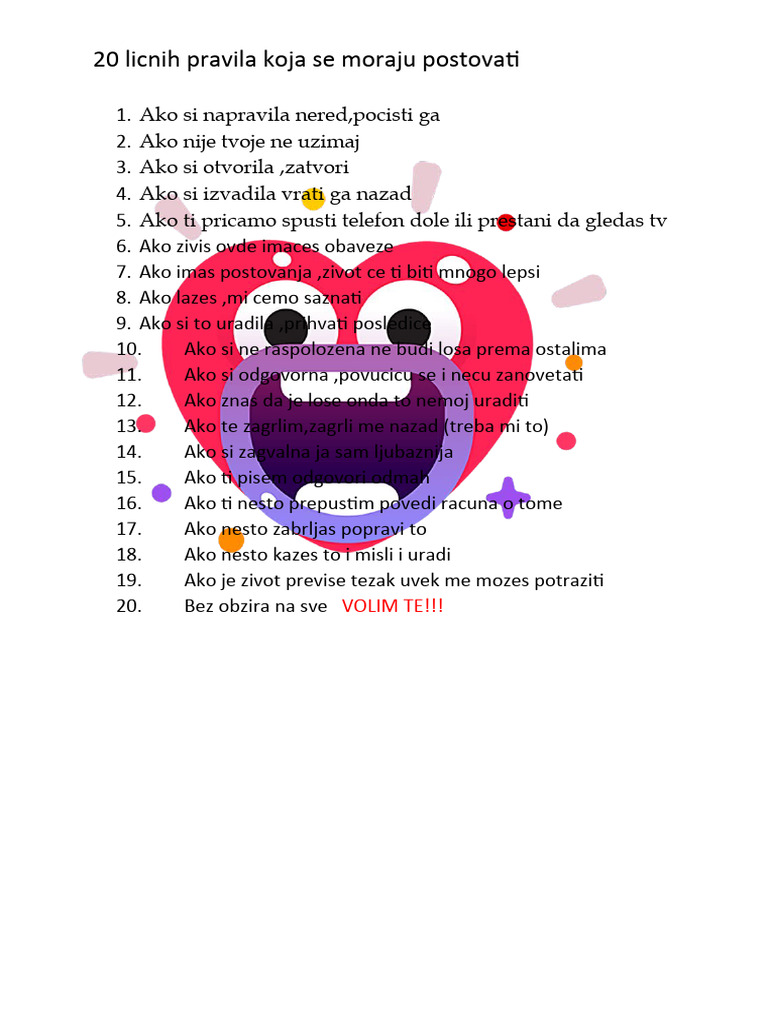 Kucna Pravila | PDF