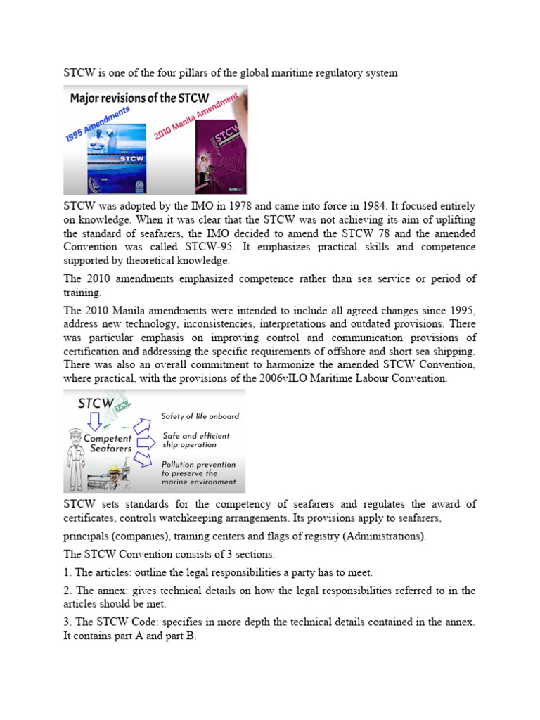 STCW | PDF