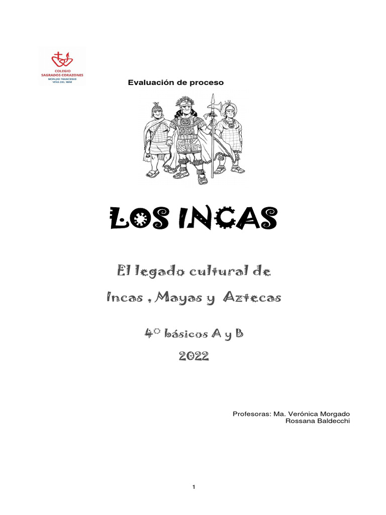 a..MODULO LOS INCAS WORD | PDF | Imperio Inca
