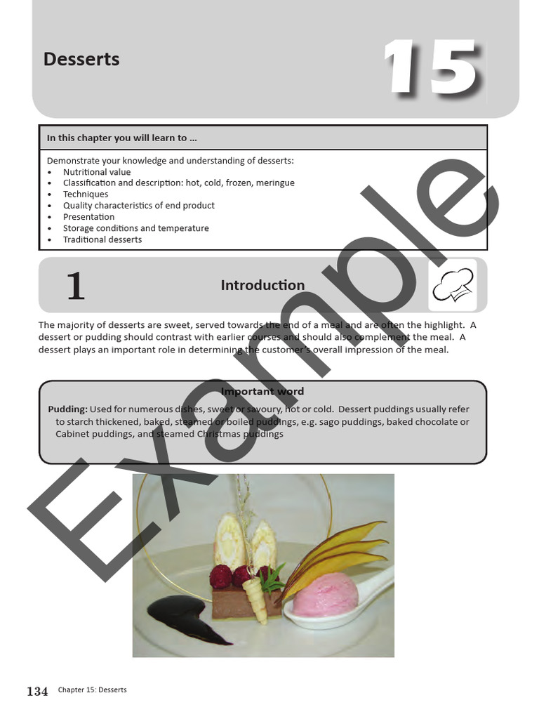 Dessert | PDF | Custard | Pudding