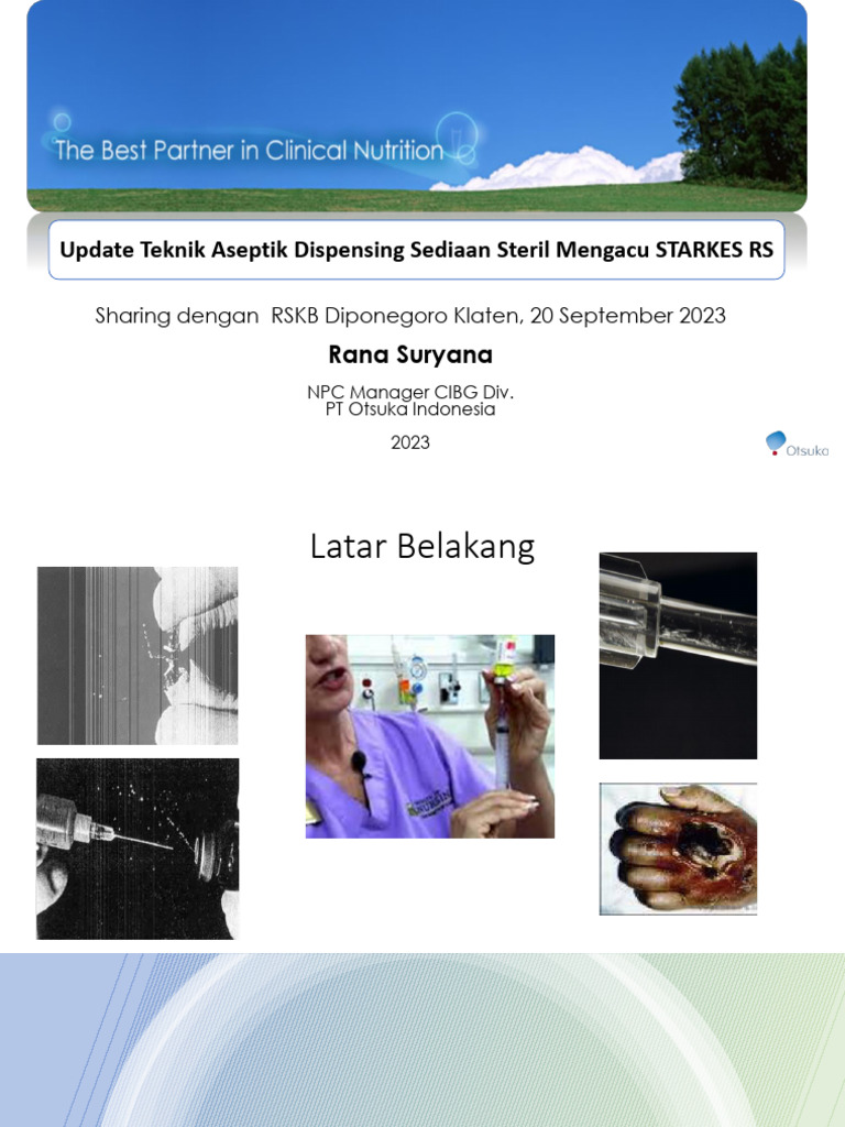 (2023) Update Modul Teknik Aseptik Dispensing RSKB Diponegoro | PDF