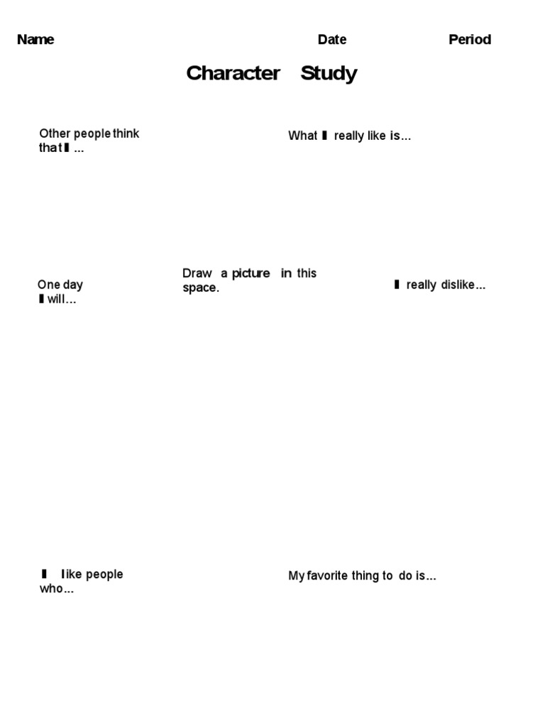 Character Study | PDF