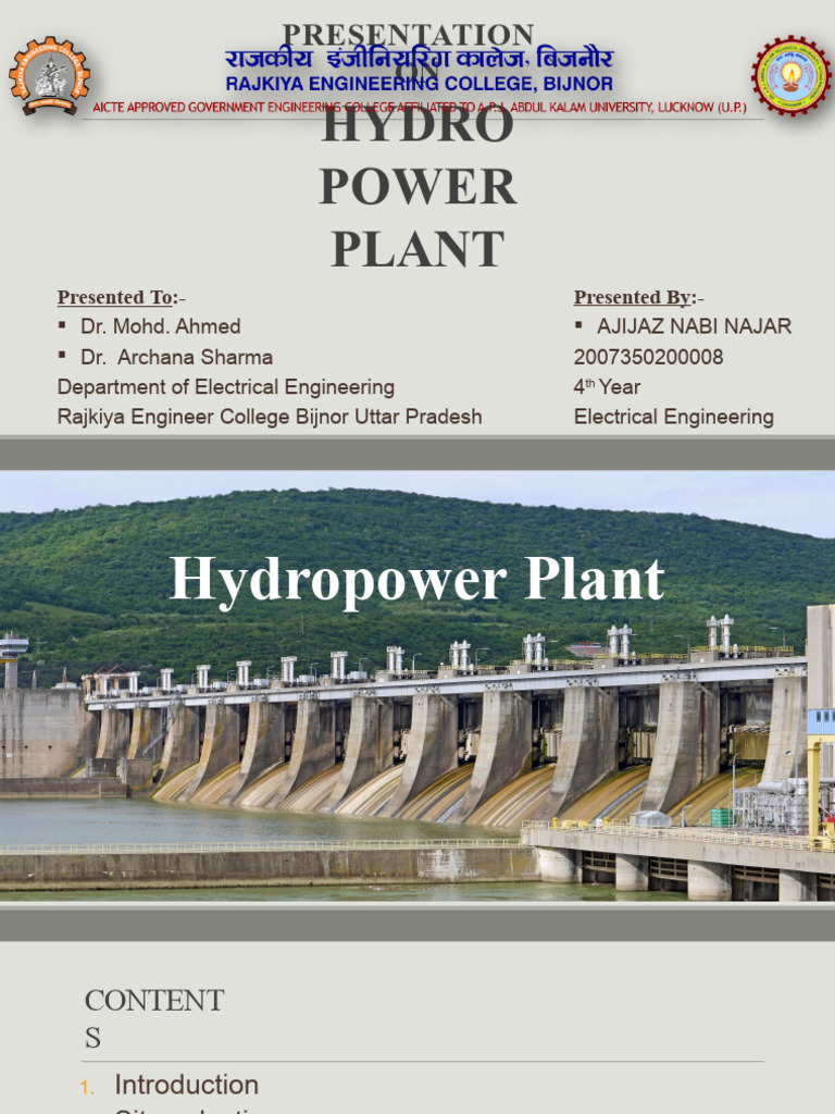 Hydropower Plant | PDF
