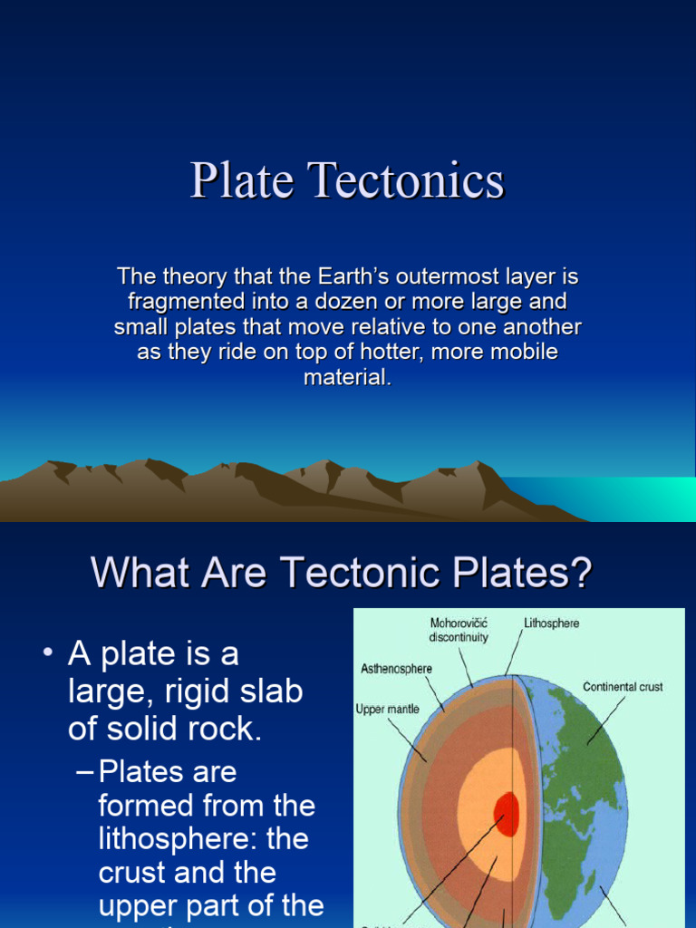 Plate Tectonics Power Point | PDF | Science & Mathematics