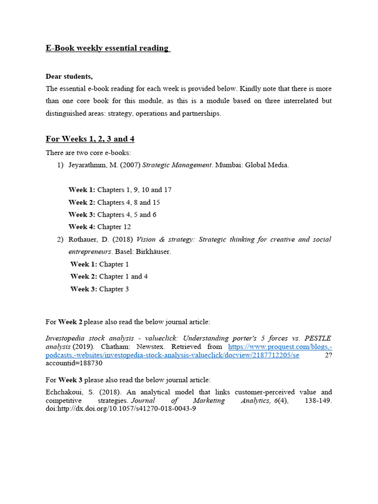 UEL-SG-7001 - Ebook Weekly Reading Revised | PDF
