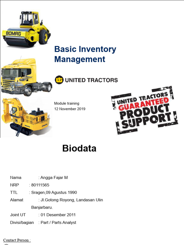 Modul Training Inventory Customer V0 | PDF
