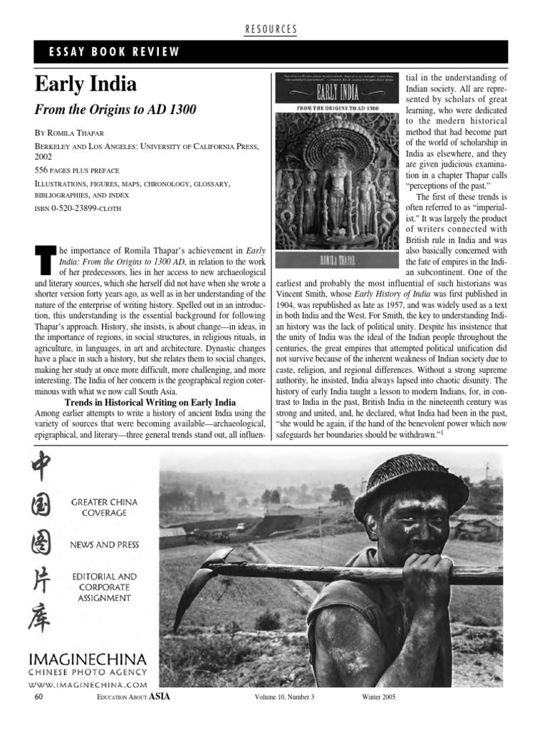 Early India From The Origins To Ad 1300 | PDF