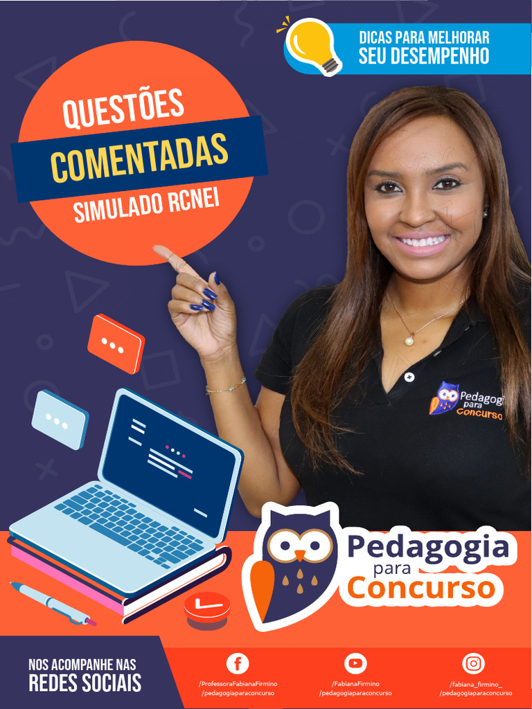 Pedagogia para Concurso Simulado 19 Simulado Rcnei | PDF