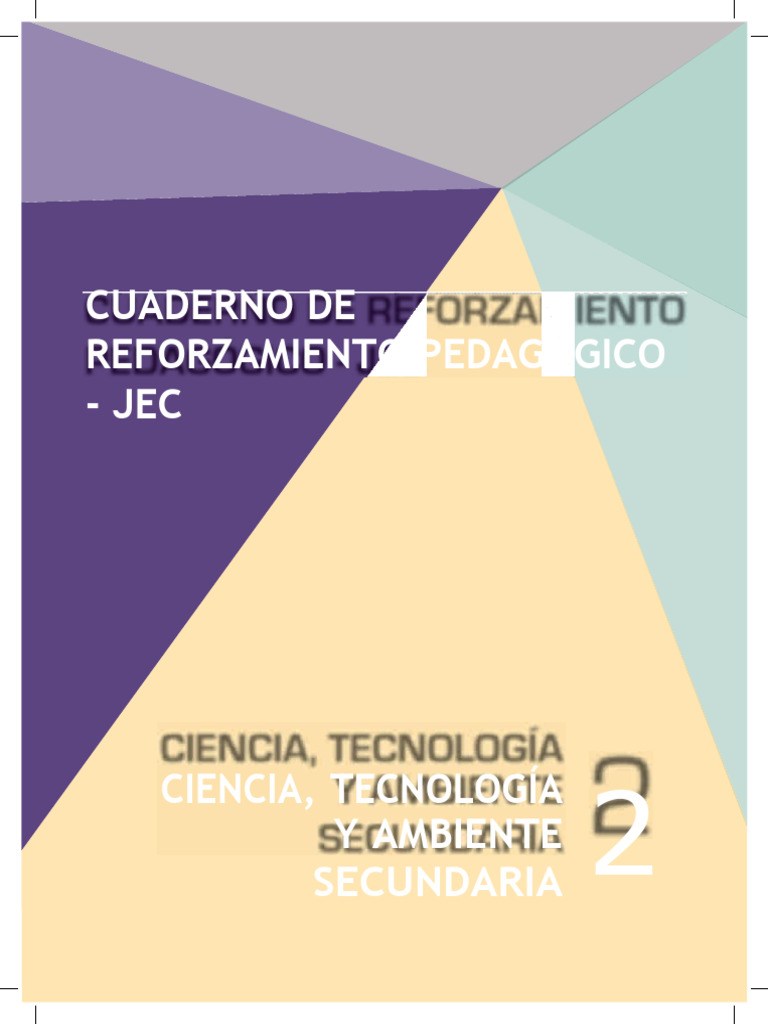 Ciencia, Tecnología y Ambiente 2 Cuaderno de Reforzamiento Pedagógico ...
