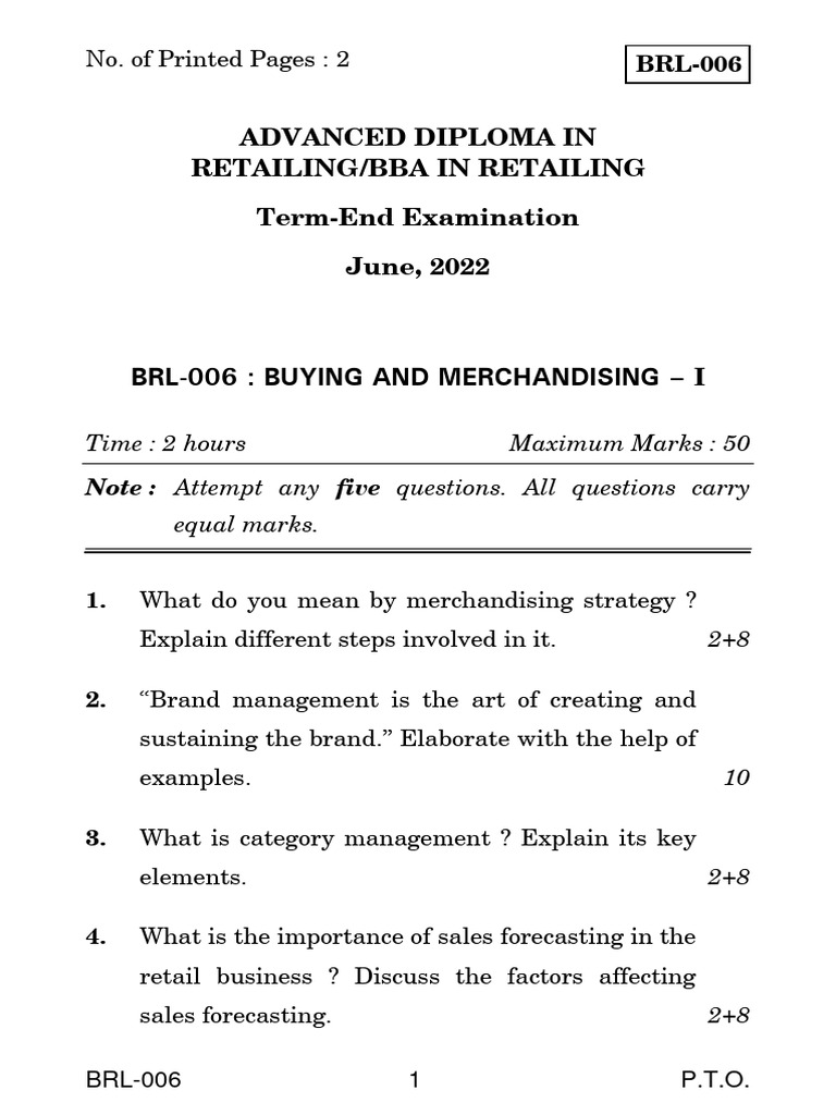 BRL 6 | PDF | Business