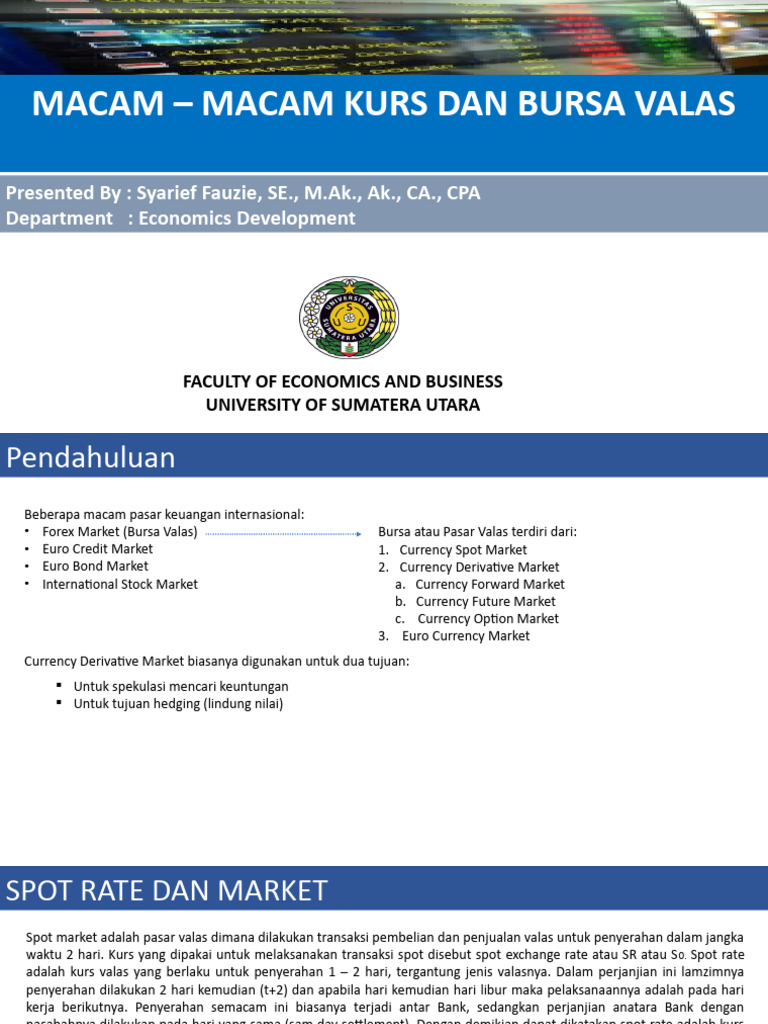 Macam Macam Kurs Dan Bursa Valas | PDF