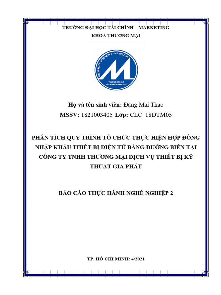 Đặng Mai Thao - Thnn2-1 | PDF