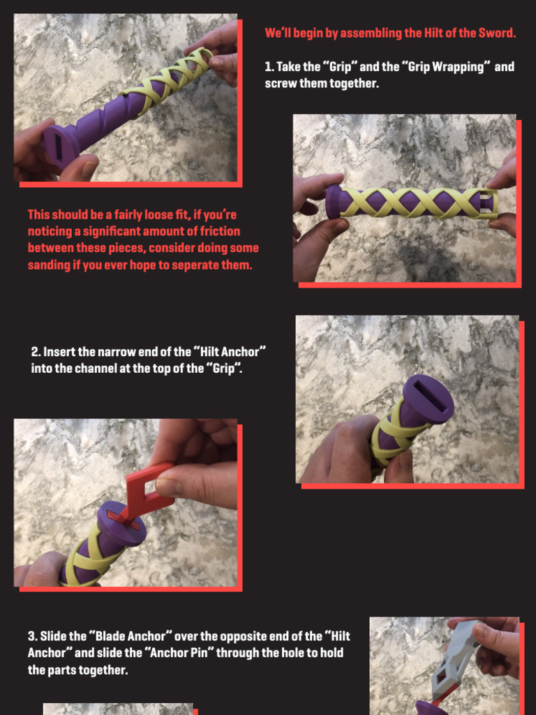 Popandsicle Master Sword Assembly Instructions | Download Free PDF ...