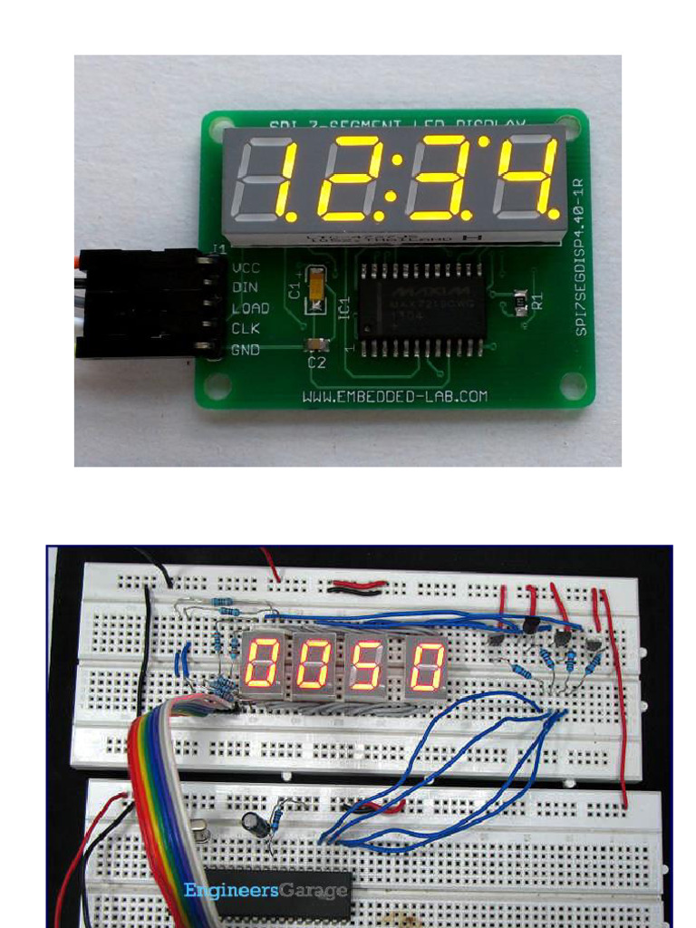 Lec 21 - Interfacing 8051 With Multiplexed Seven Segment Display | PDF