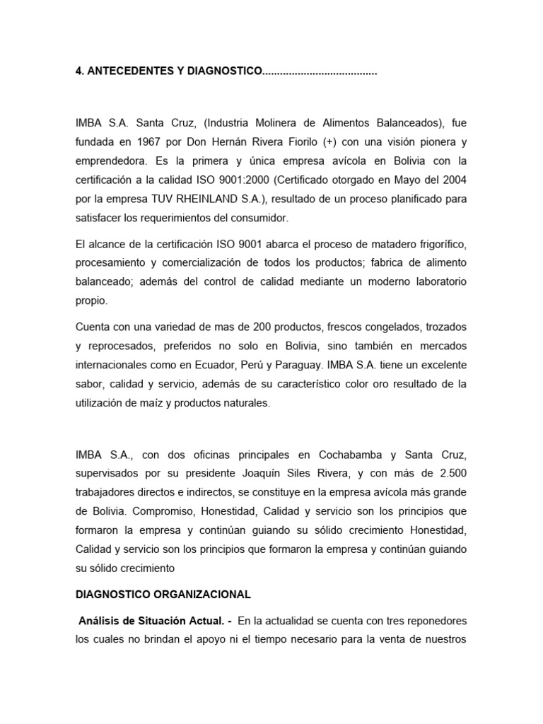 Imba | PDF | Business | Bolivia