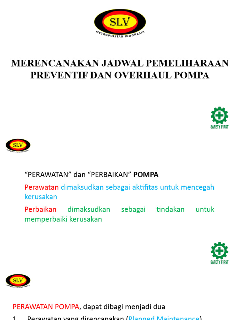 2-161122 Merencanakan Jadwal Pemeliharaan Preventif Dan Overhaul | PDF