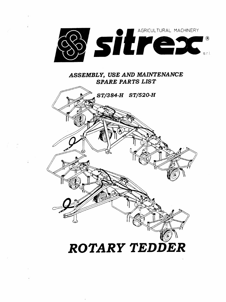 Tedder Sitrex ST-384 ST-520 Manual Part1 | PDF | Foreign Language Studies