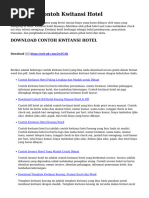 Contoh Nota dan Kwitansi Hotel | PDF