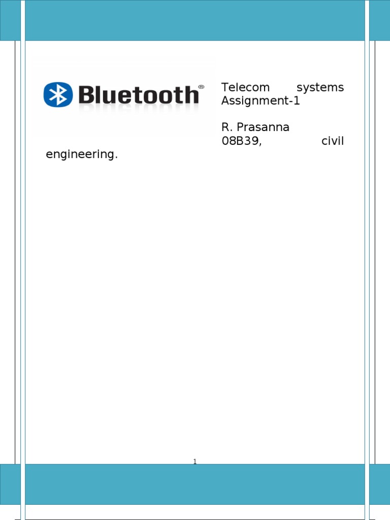 Overview of Bluetooth Technology | PDF | Bluetooth | Wireless