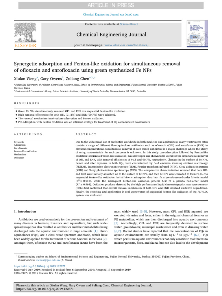 J Cej 2019 122871 | PDF