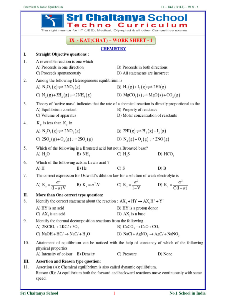 Kat (Chat) - Ix Calss - WS - 1 | PDF