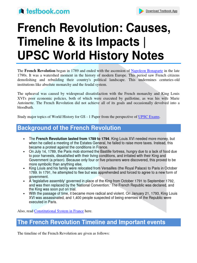 French Revolution 1f2db3fb | PDF | Reign Of Terror | French Revolution