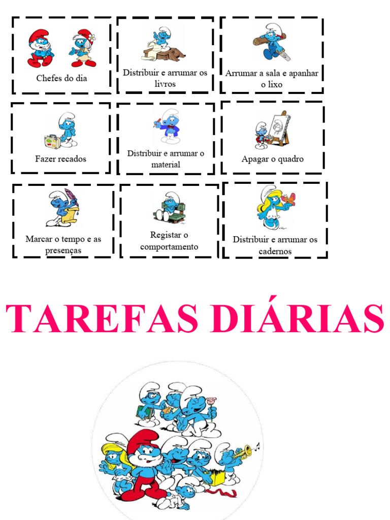 Mapa Das Tarefas Estrunfes | PDF