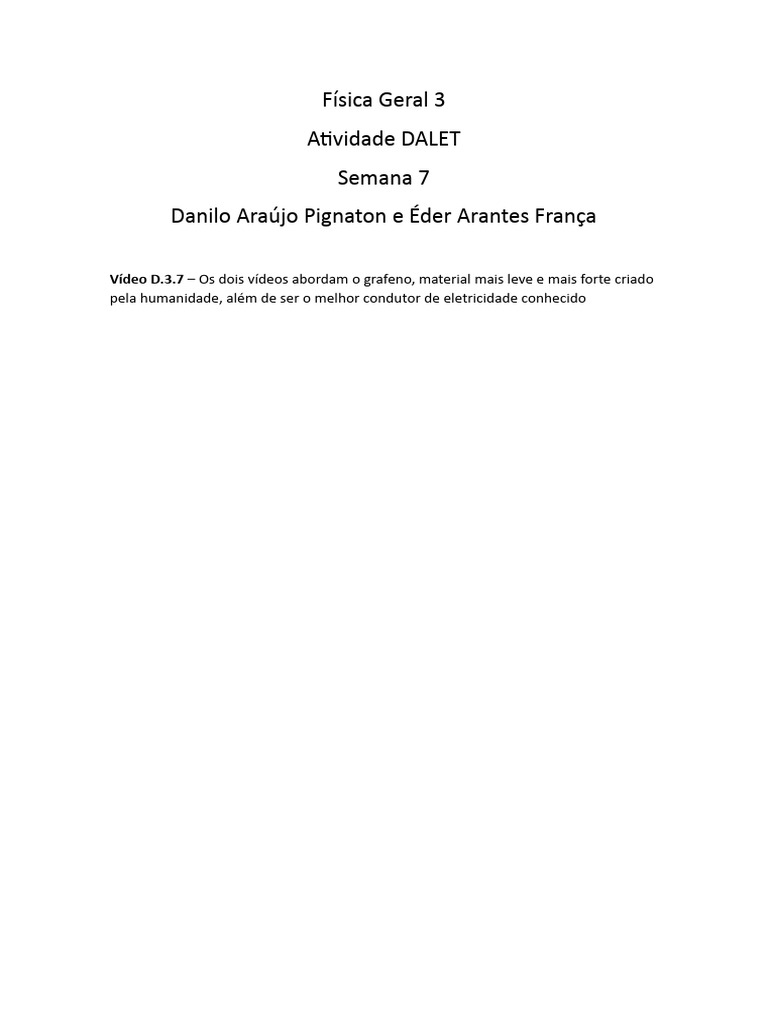 F3 S7 Dalet Danilo e Éder | PDF